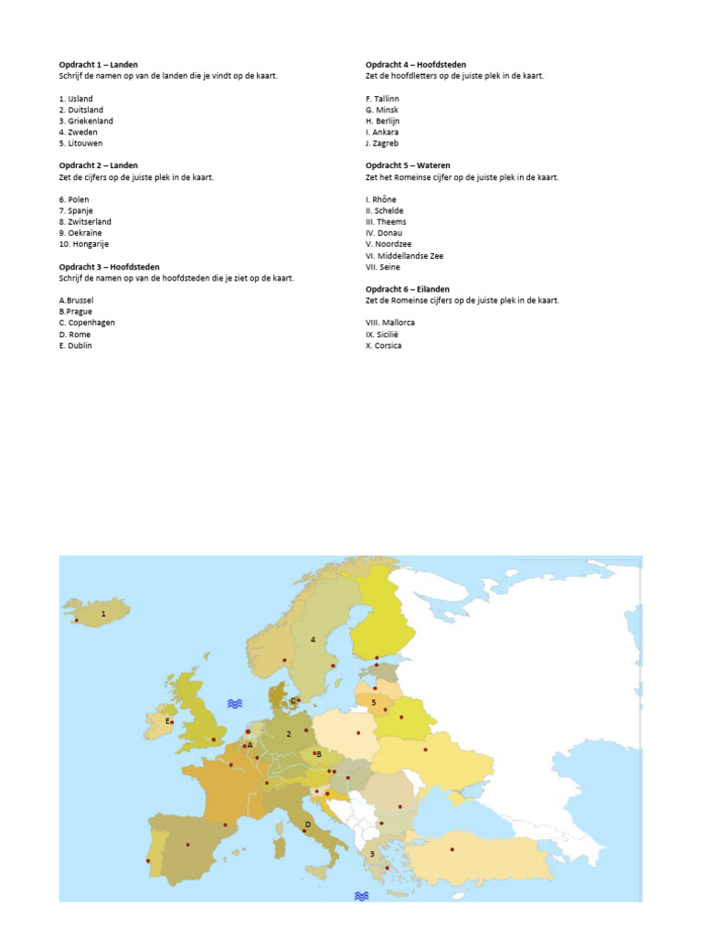 Les 3 - Topotoets Europa | PDF