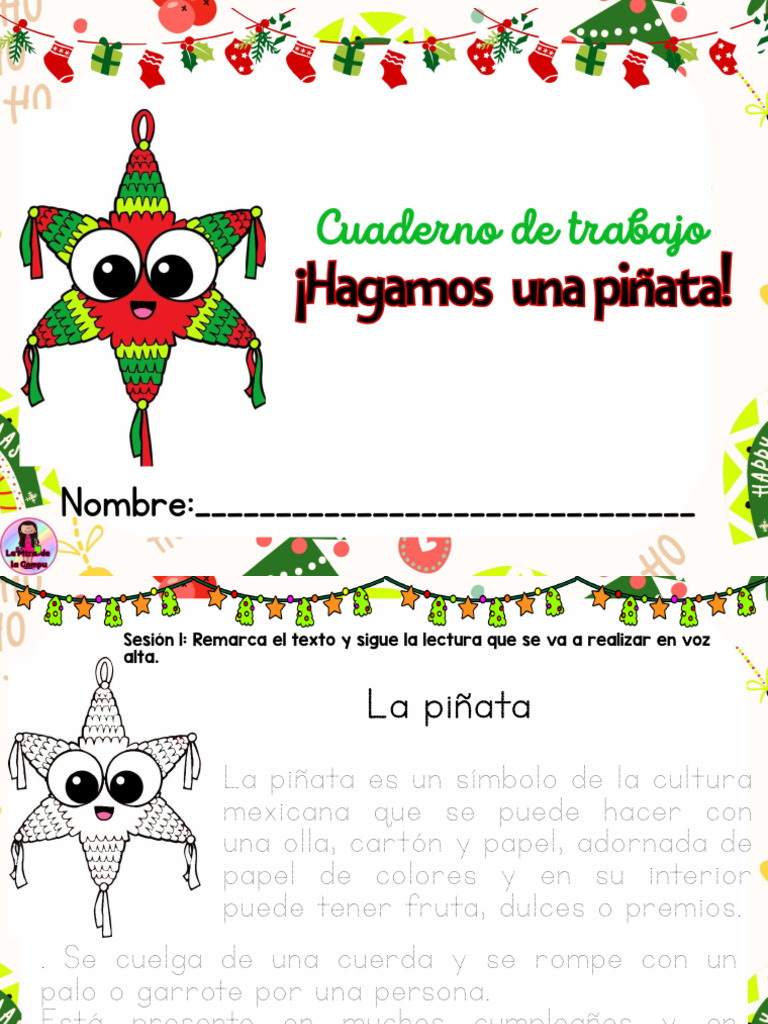 Cuadernillo de trabajo proyecto La piñata_231202_162657 | PDF | México