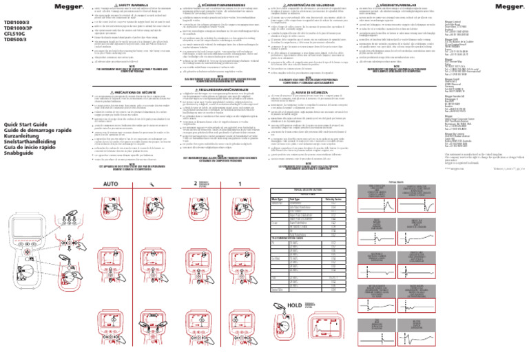 TDR1000 3 QS 2002-177 V03 | PDF