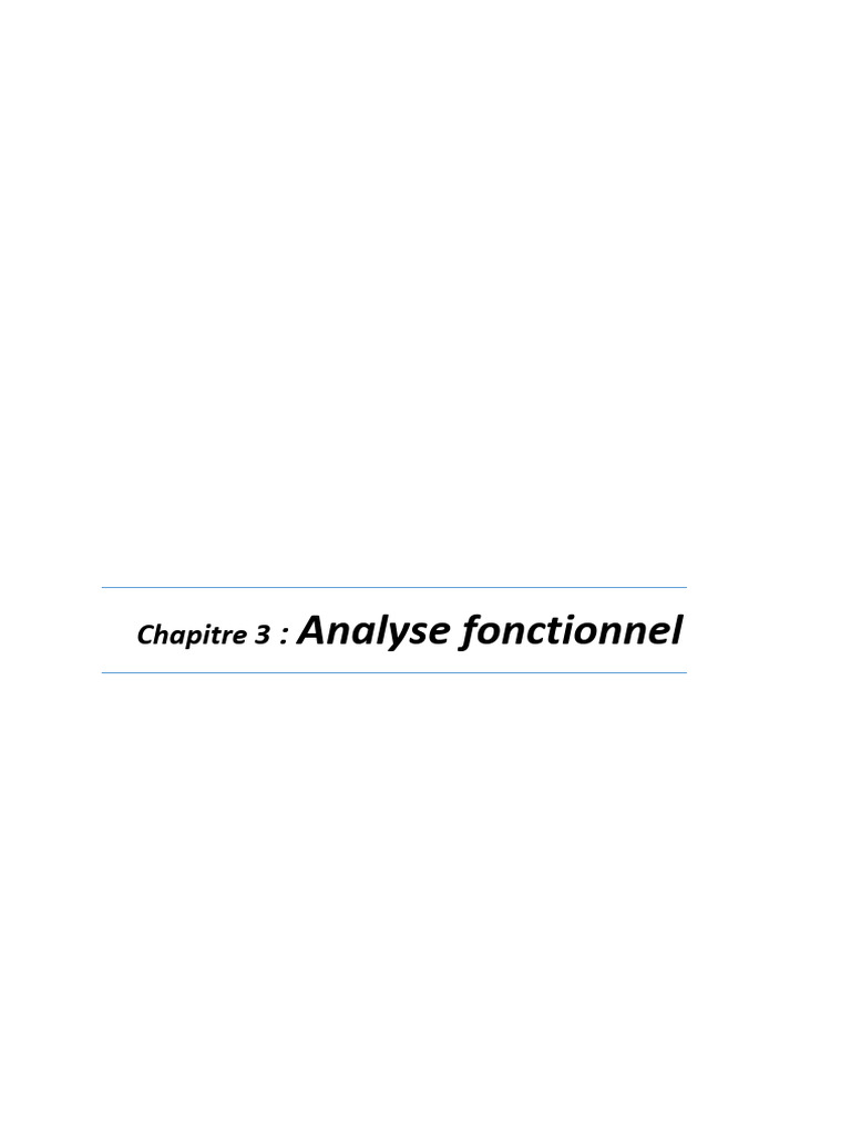 Analyse Fonctionnel | PDF | Ordinateurs | Technologie et ingénierie