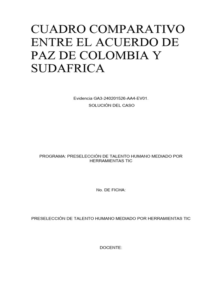 Evi 1 | Descargar gratis PDF | Colombia
