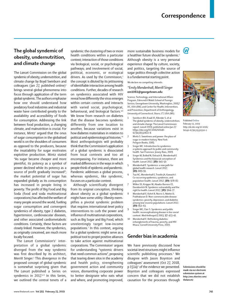 Gender Bias in Academia - Lancet | PDF