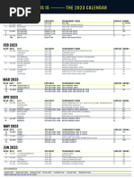 ATP Tour 2025 Tournament Schedule | PDF | Tennis Tournaments | Grand ...