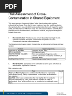 Raw Material Risk Assessment | PDF | Risk