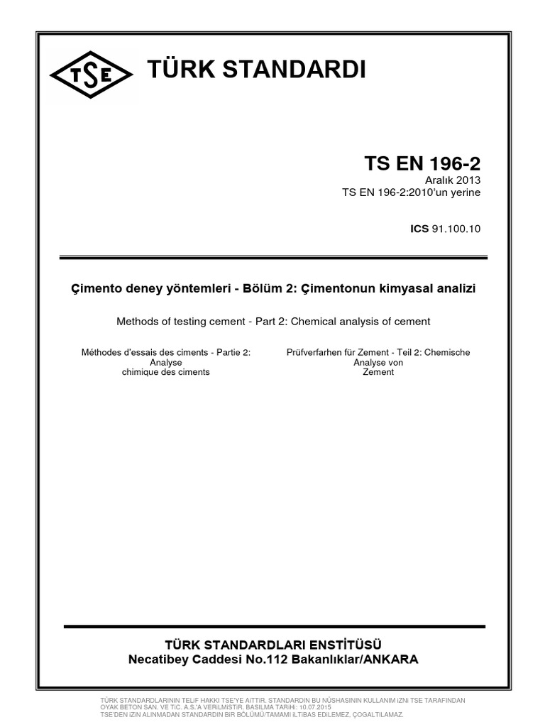 TS en 196 2 | PDF