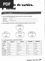 Tabel Moduri - Timpuri - Verb - Clasa Av-A | PDF