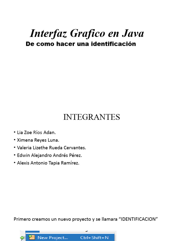 Interfaz Grafico en Java | PDF | Informática