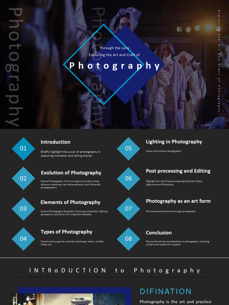 Presentation of Photography | PDF | Image Editing | Composition (Visual Arts)