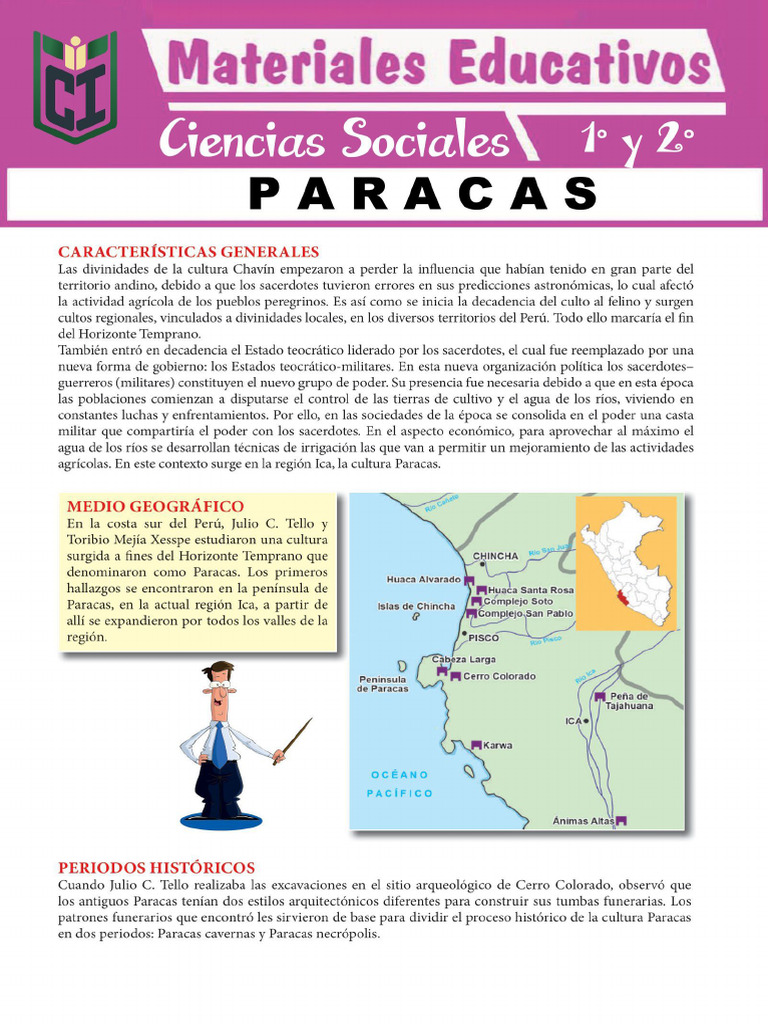 CULTURA PARACAS 1° y 2°S | PDF