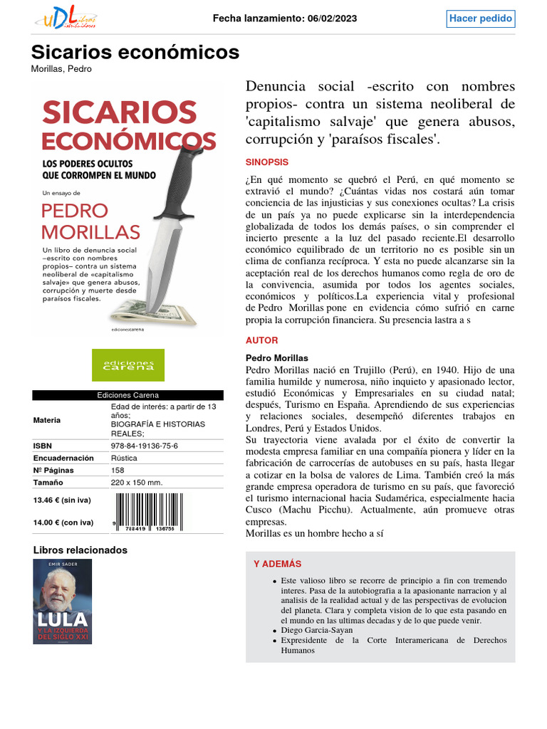 Sicarios Económicos | PDF