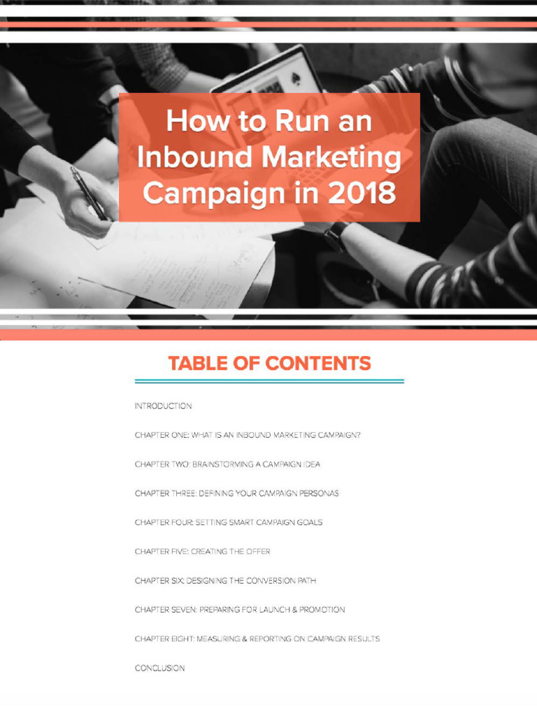 How To Run An Inbound MKTG Campaign 2018 PDF | PDF