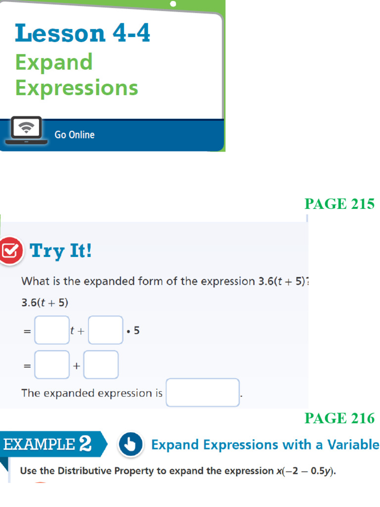 L 4.4 Expand Expressions | PDF
