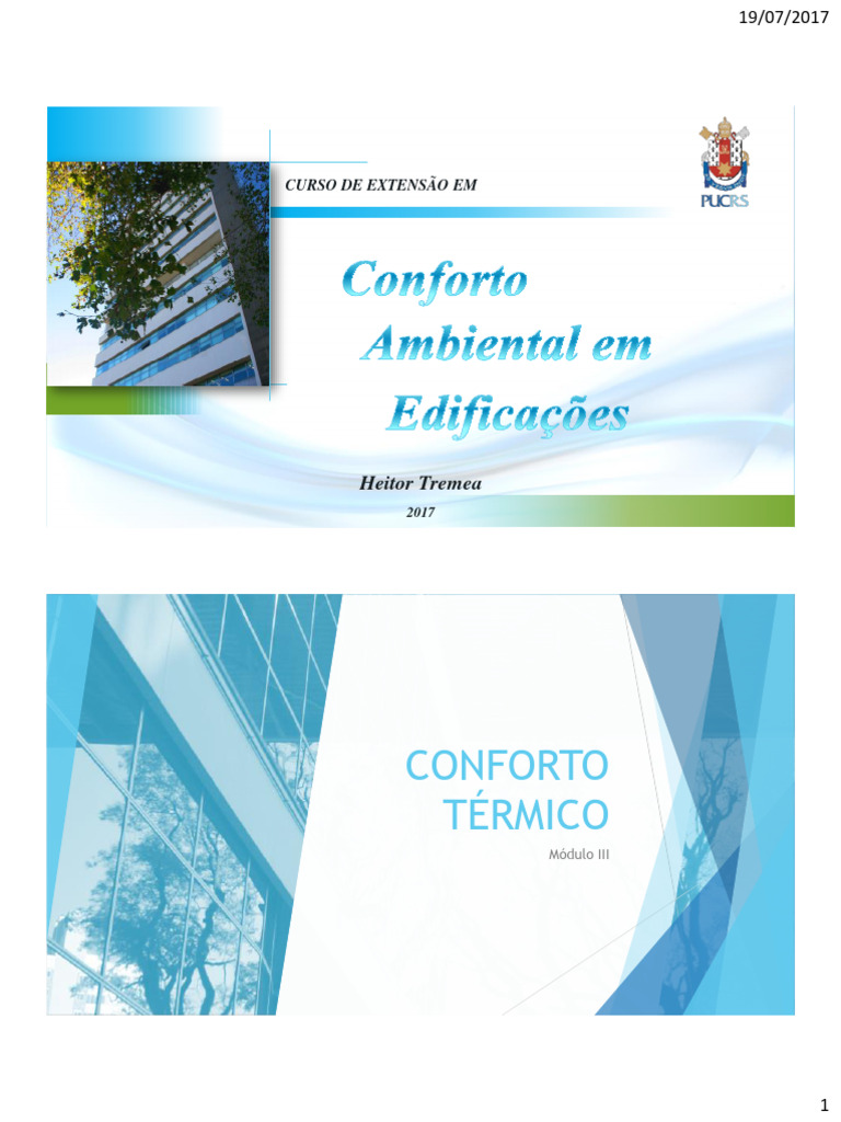 Módulo III - Conforto Térmico - Resumo | PDF
