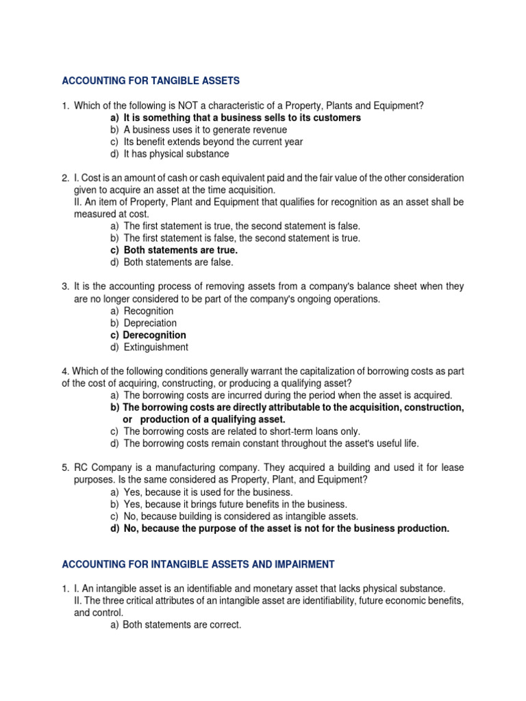Bsa 2110 - Acc 203 Questions | PDF