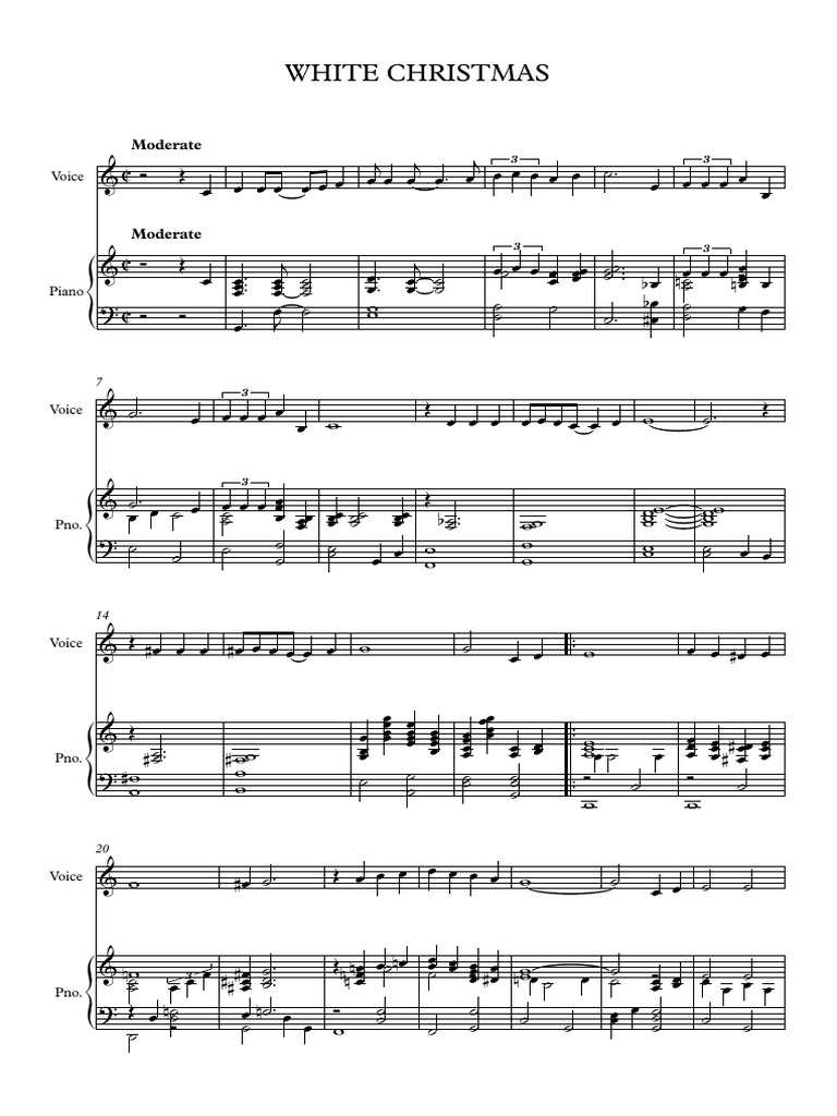 WHITE CHRISTMAS 2 - Full Score | PDF