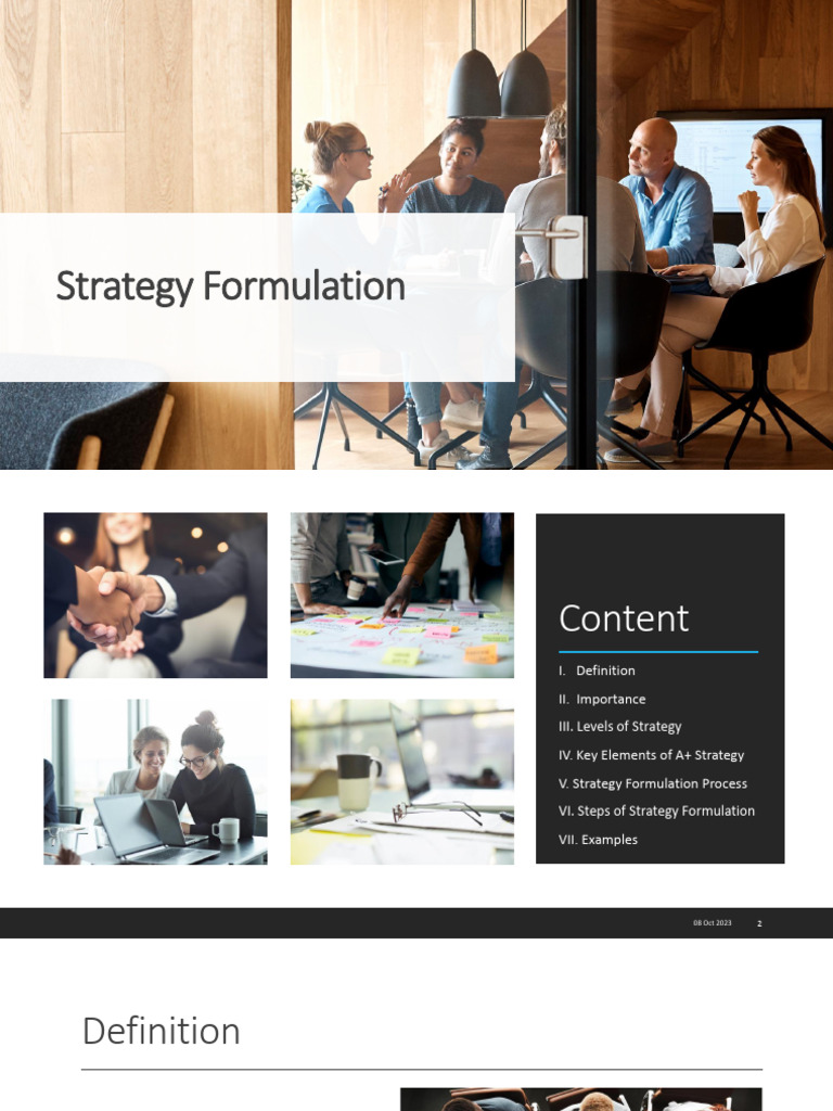 Topic 5 - Strategy Formulation | PDF | Strategic Management | Business
