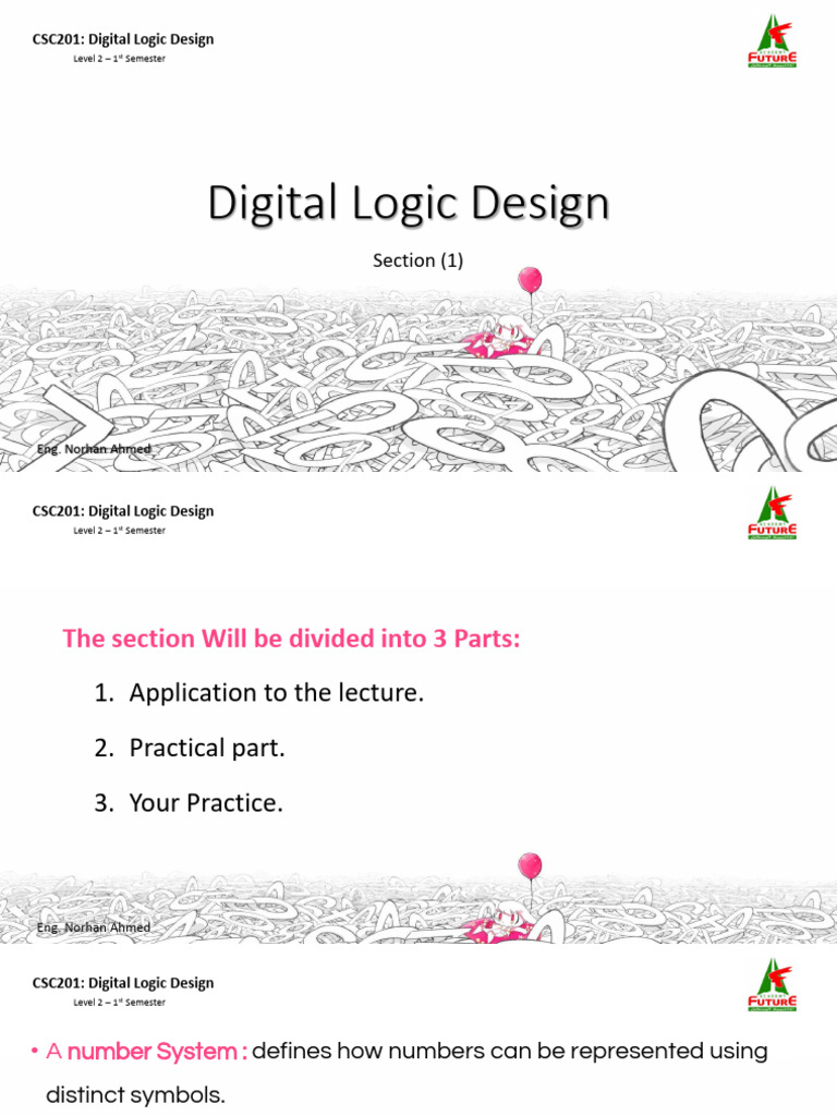 Digital Logic Design (Section-1) | PDF