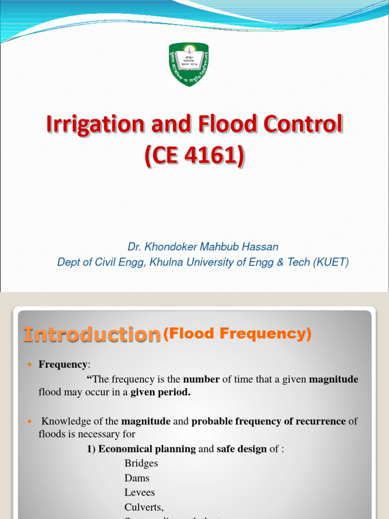 Lec (Week-4) | PDF | Flood | Earth Sciences