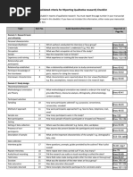 COREQ: Checklist for Qualitative Research | PDF | Focus Group ...