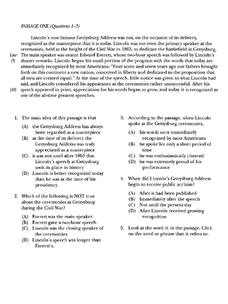 TOEFL iTP ASSESSMENT | PDF