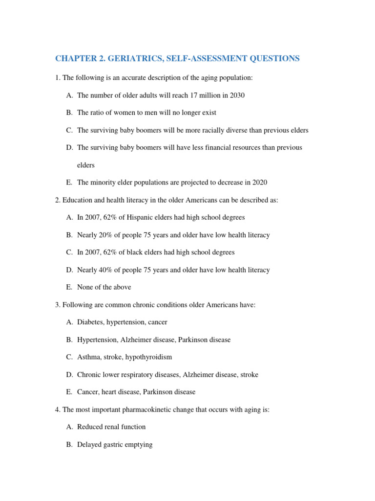 Chapter_2_Self-Assessment_Q&A | PDF