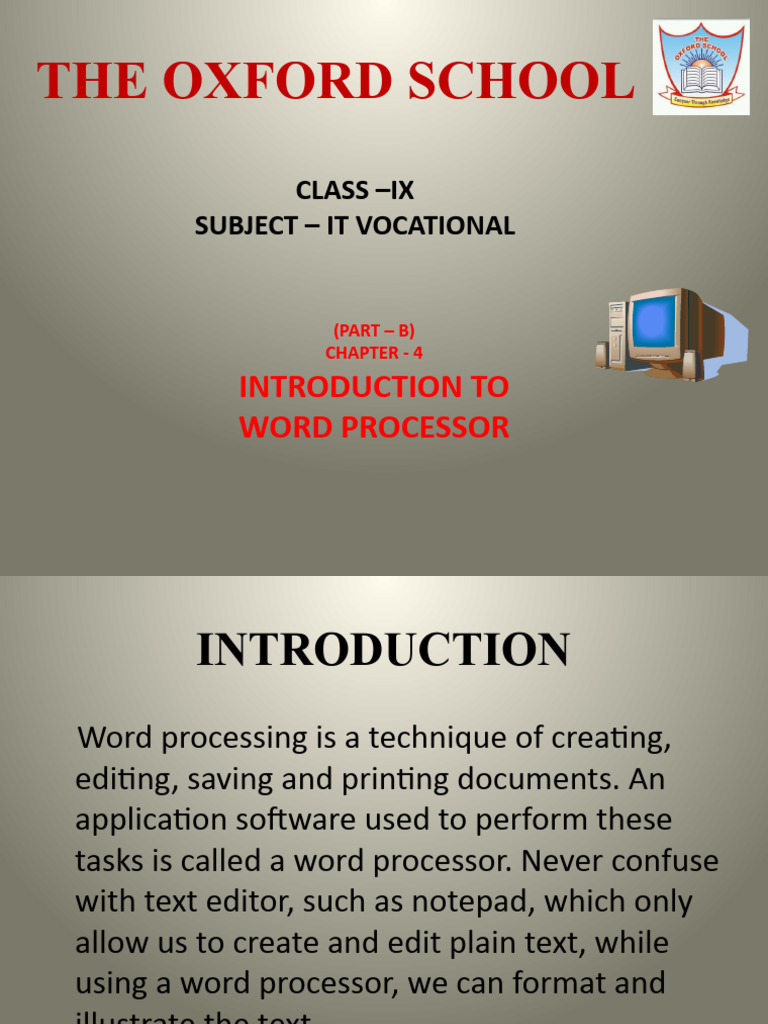 CLASS IX CH 4 | PDF | Computers