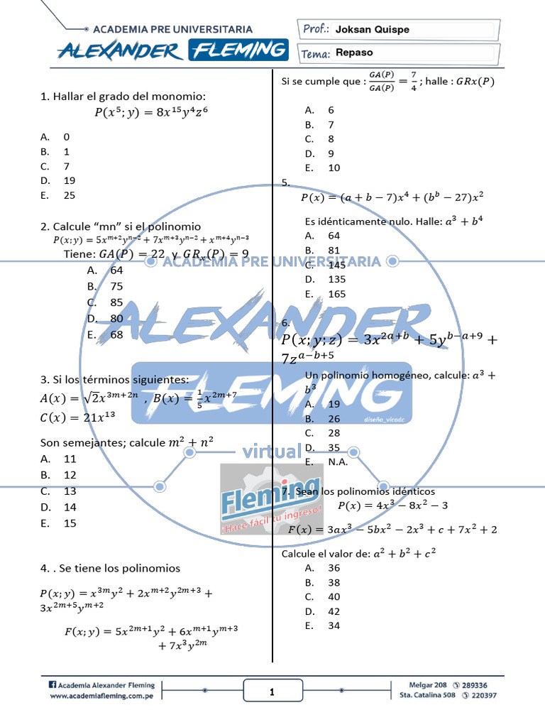 Polinomios Cpu | PDF | Ciencia computacional | Matemáticas De La ...
