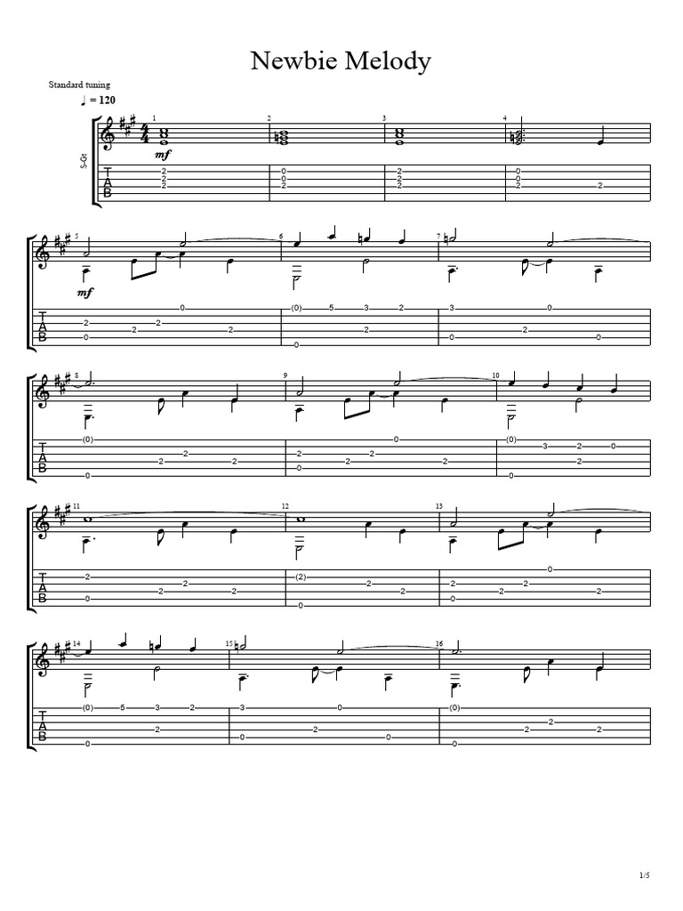 Newbie Melody | PDF