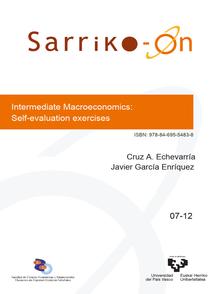 Intermediate Macroeconomics: Self-Evaluation Exercises | PDF