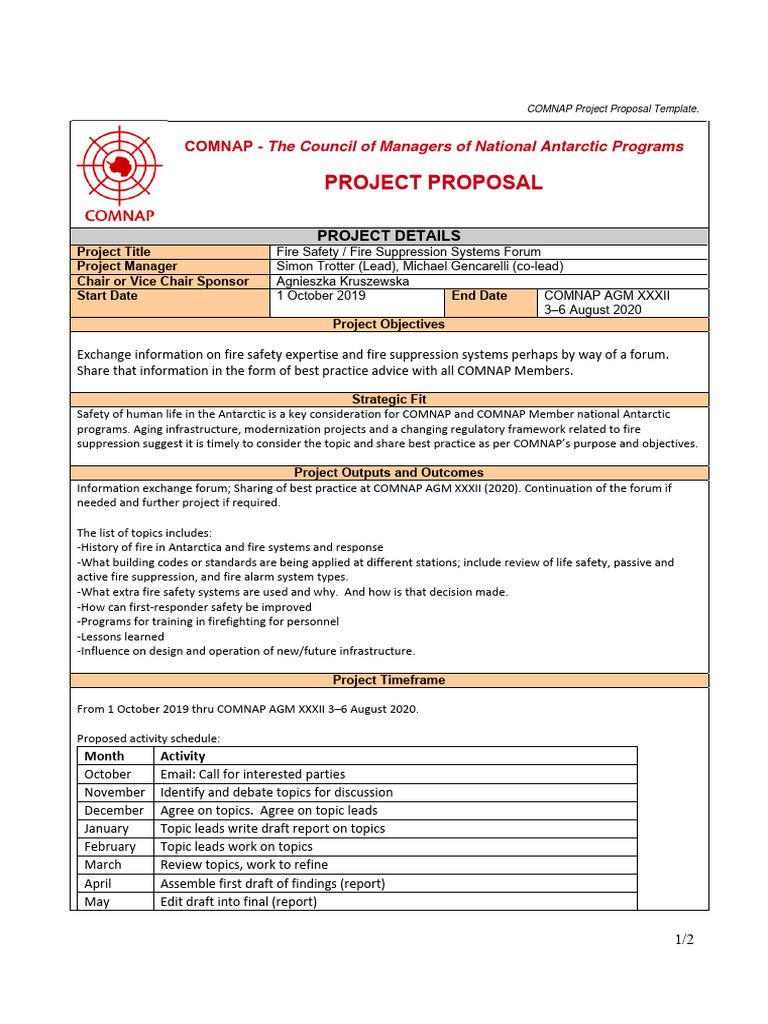 Fire Suppression Fire Safety Project Proposal | PDF | Firefighting ...
