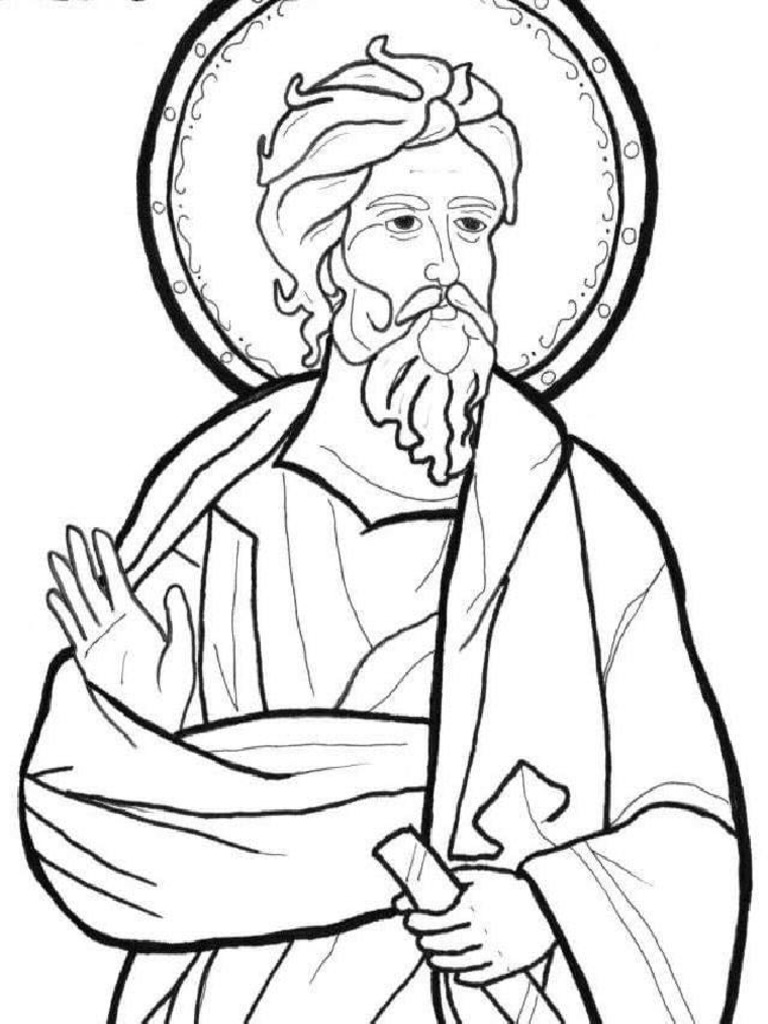 Sf. Andrei- de colorat | PDF