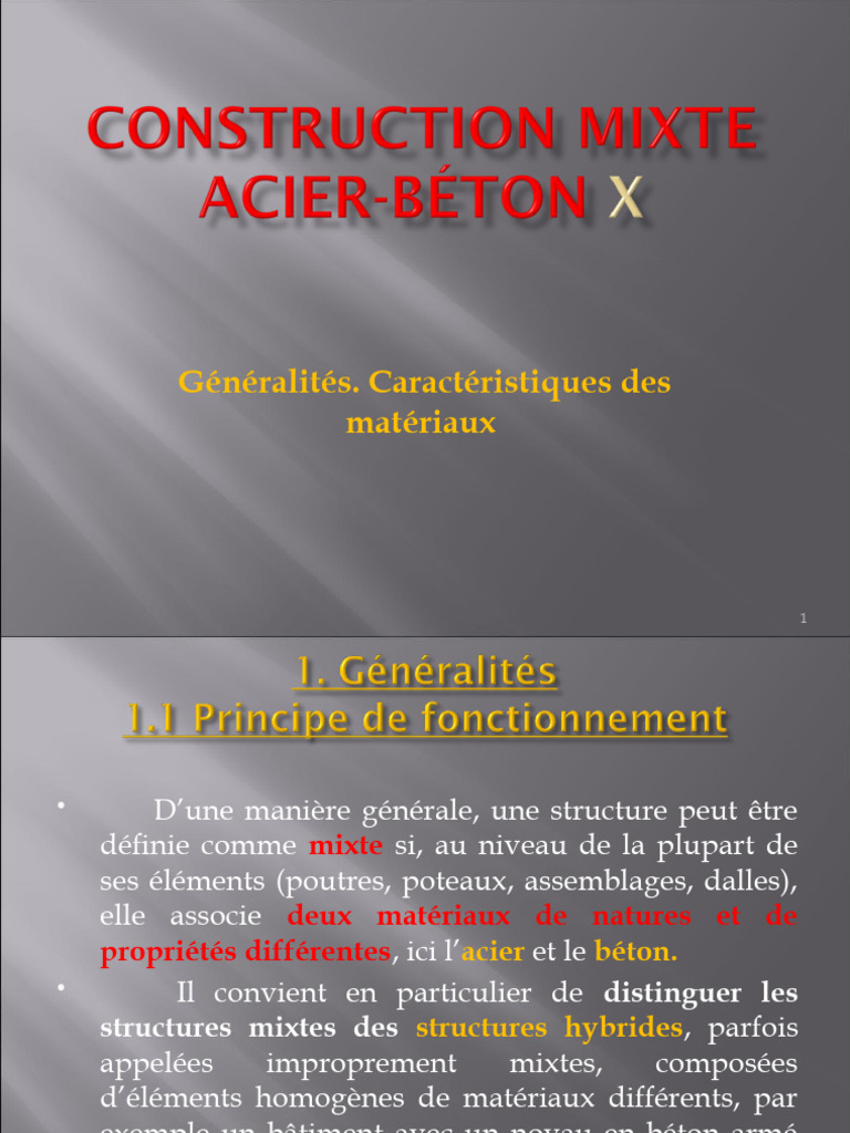 Structure Mixte | PDF