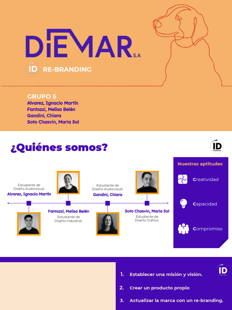 Presentacion - TP DIEMAR - Grupo5 | PDF | Diseño | Marca
