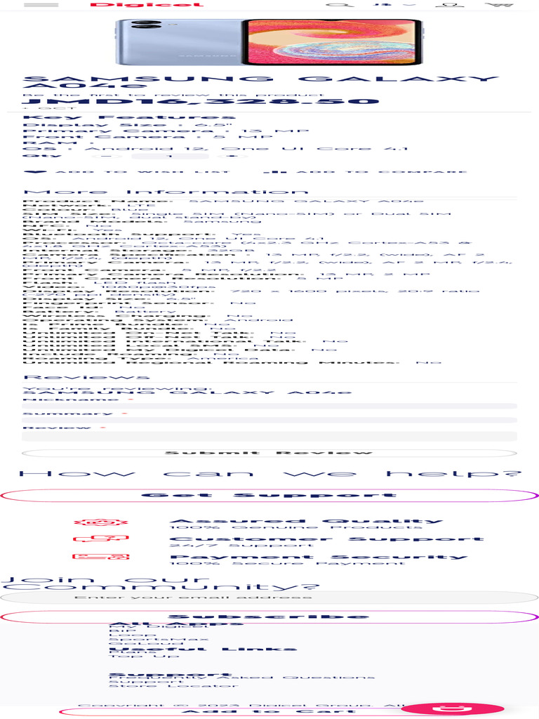 Samsung Galaxy A04e | PDF