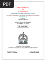 Bcom Final Year Project | PDF | Customer Satisfaction | Sampling ...