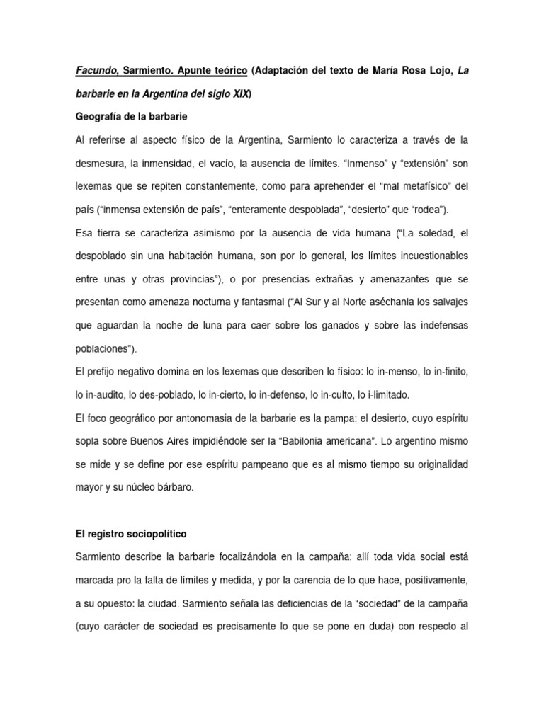 Facundo (1) | PDF