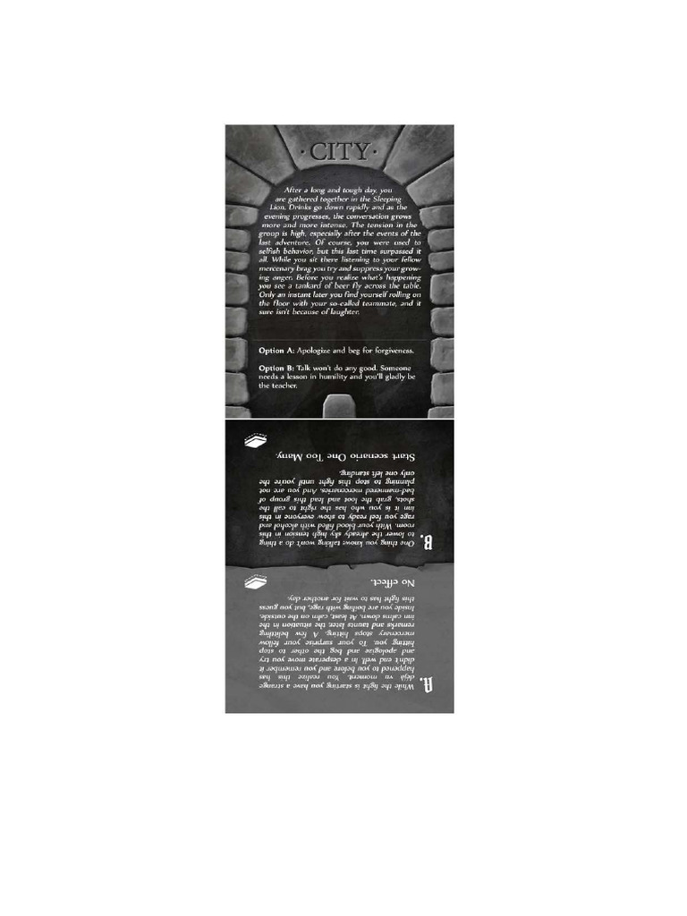 Gloomhaven: One Too Many Scenario Guide | PDF