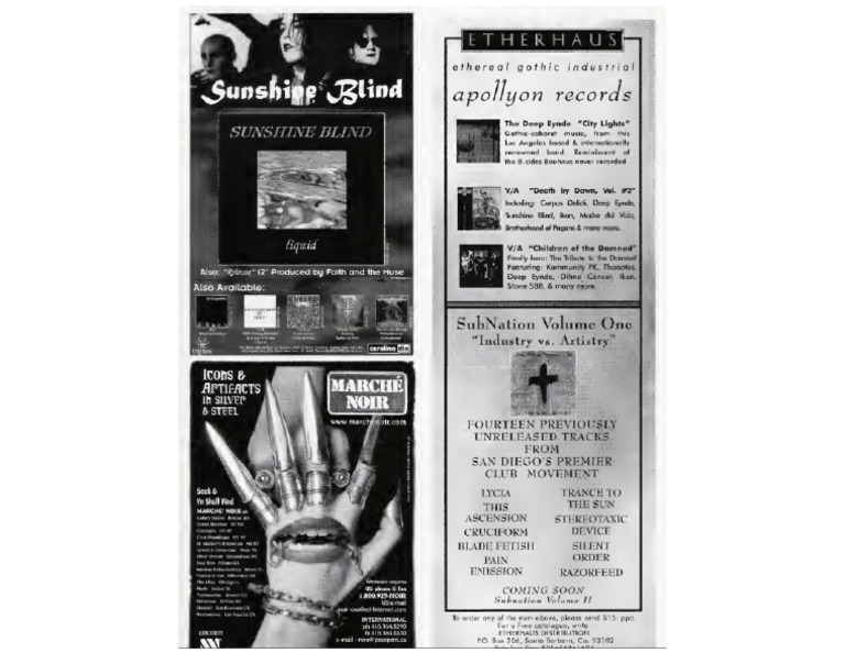 Goth ads 1999 | PDF