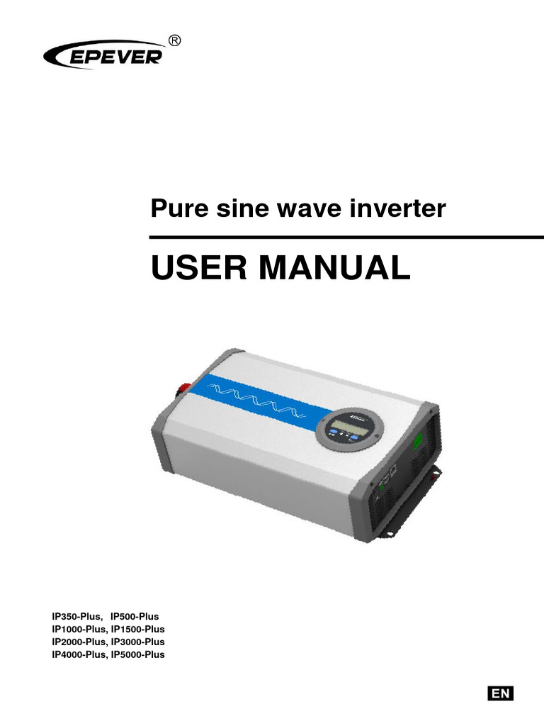 Inversor EPEVER - IPower-Plus-Manual-EN-V3.3 | PDF | Power Inverter ...