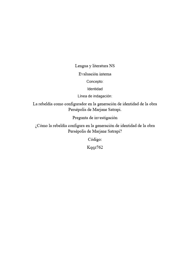 LyL HL Essay KQZ 762 | PDF