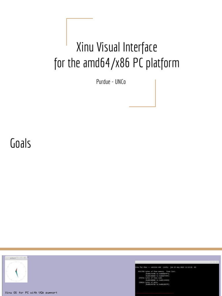 Xinu Visual Interface | PDF