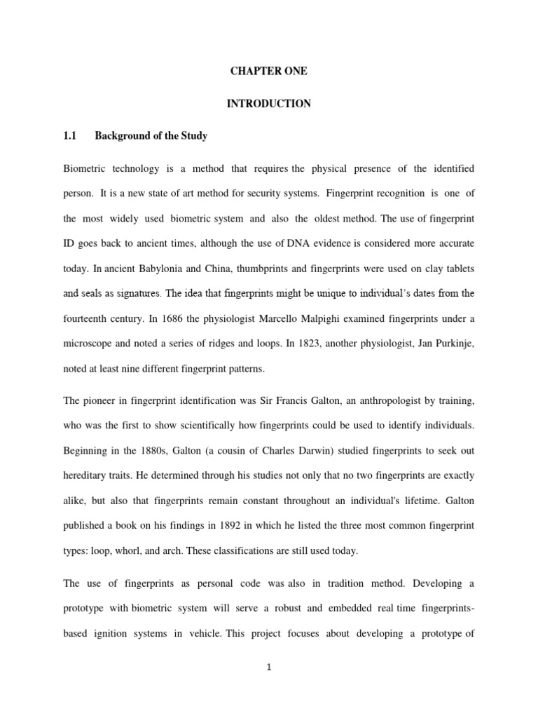 FINGERPRINT BASED CAR IGNITION SYSTEM 1 To 4 | PDF | Fingerprint | Arduino