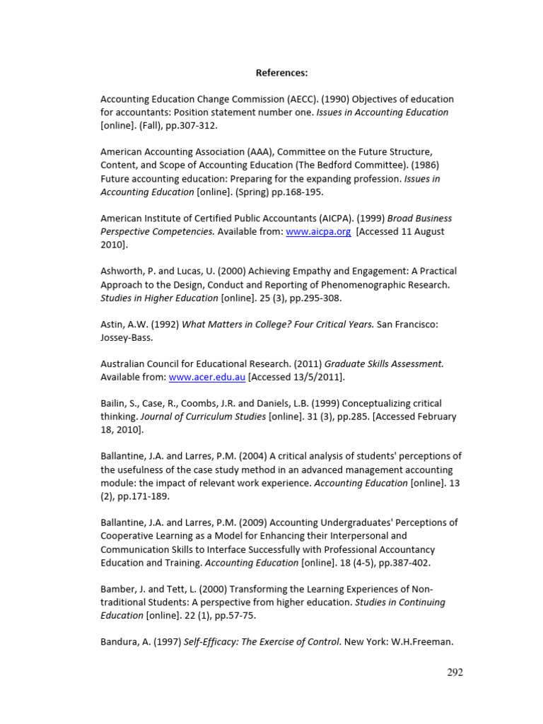 References | PDF | Critical Thinking | Thought