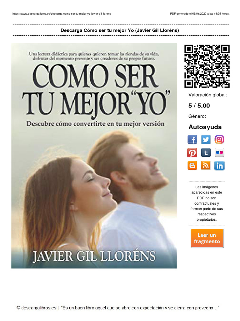 Descarga Cómo Ser Tu Mejor Yo (Javier Gil Lloréns) | PDF | Sicología