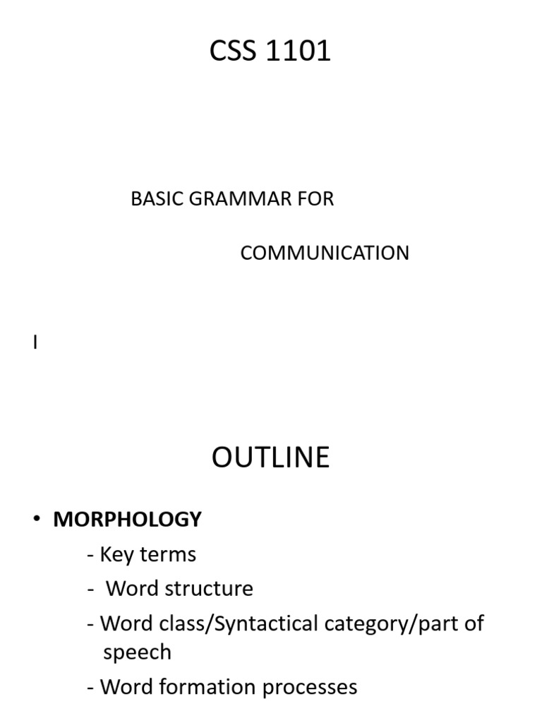 Bridging Word Formation D | PDF | Morphology (Linguistics) | Word