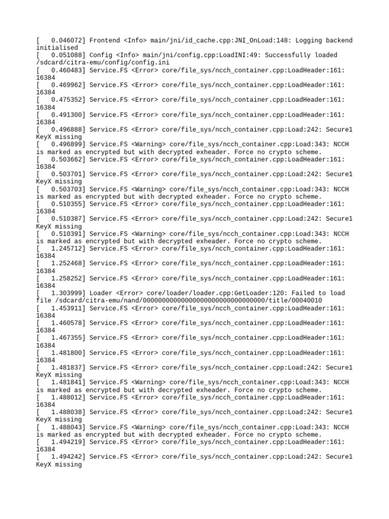 Citra Log | PDF | Encryption | Secrecy