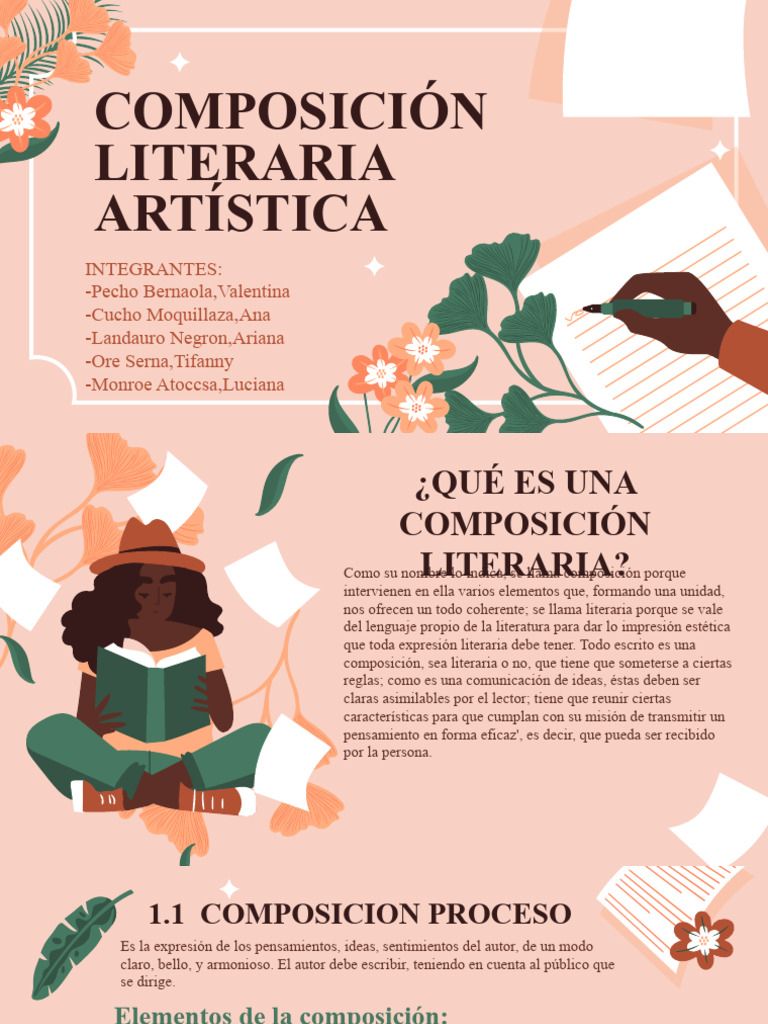 composicion literaria | PDF | Poesía | Autor