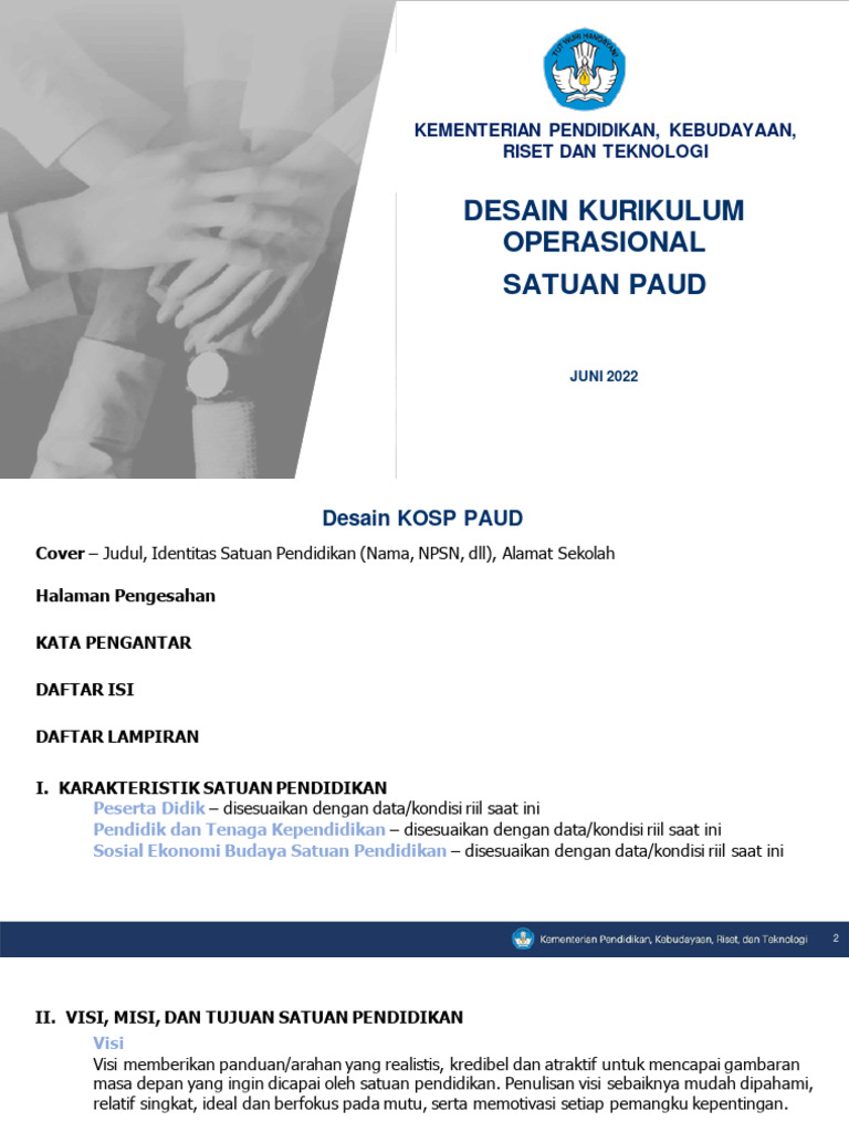 Desain Kosp - Paud Final | PDF