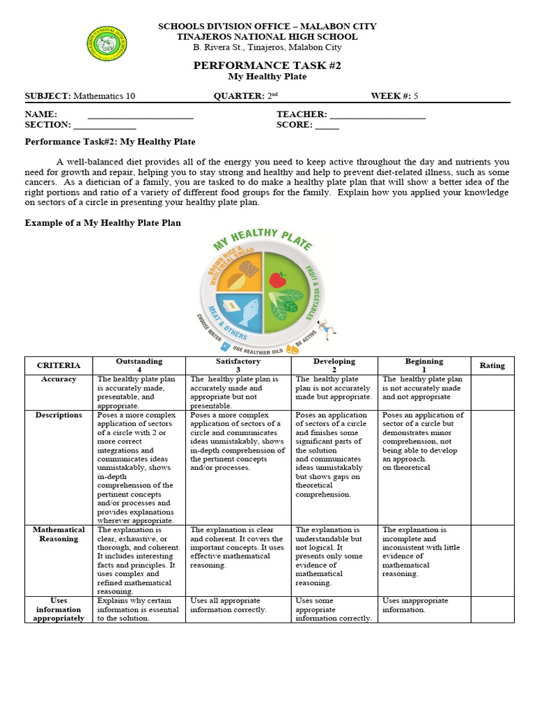 Peta 2 Q2 Sy 23 24 | PDF | Reason | Mathematics