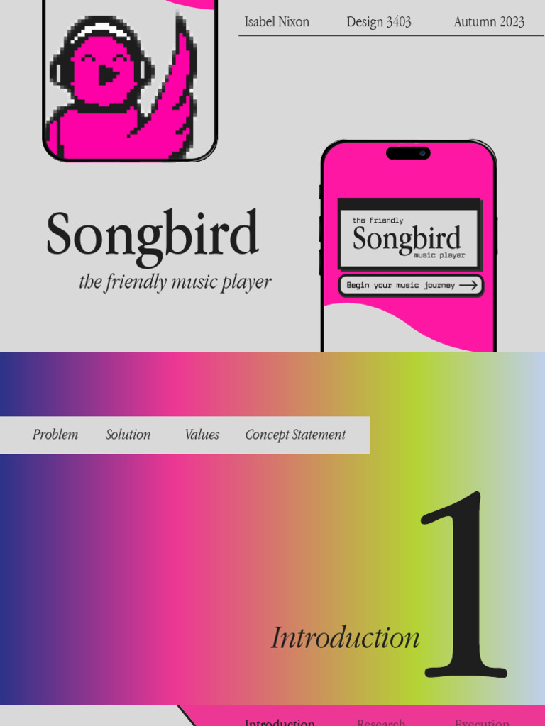 Songbird Pitch Deck | PDF | Spotify | Software